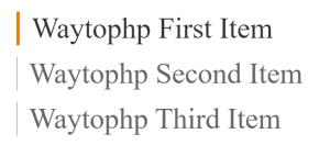 How to Set the First List Item as Active and Activate Others on Hover in CSS/JavaScript - WAY TO PHP